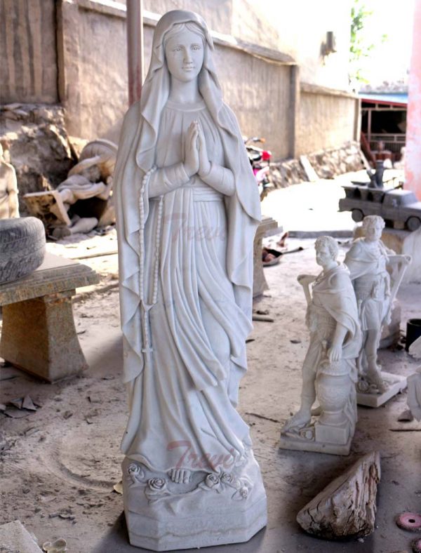Catholic church beautiful virgin mary statues lady of lourdes garden ...