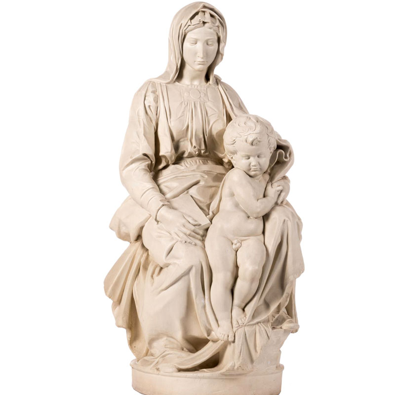 Michelangelo’s madonna and child statues famous replica religious ...